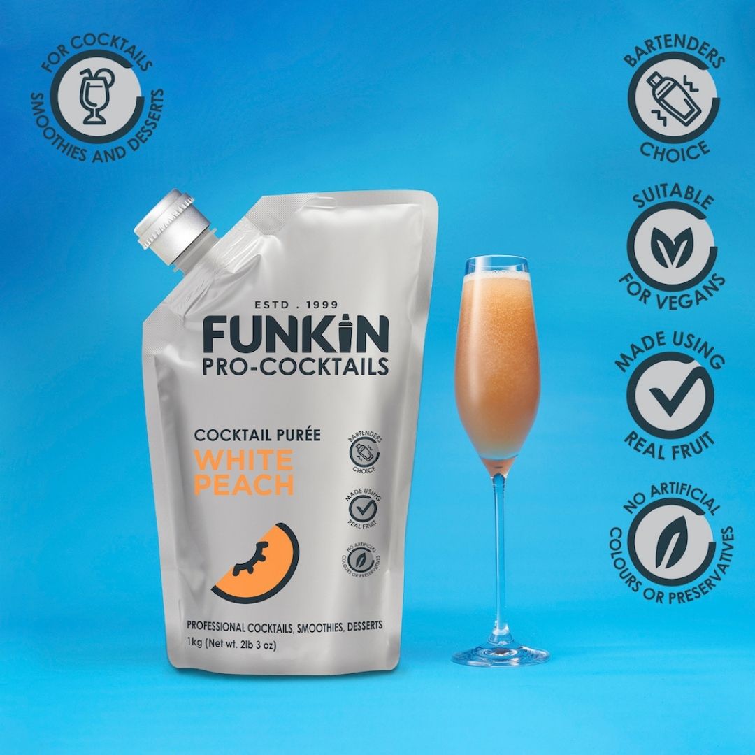 White Peach Purée | Funkin Cocktails Trade Hub