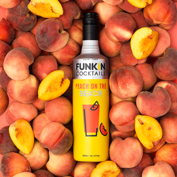 Peach on the Beach Bottle | Funkin Cocktails Trade Hub